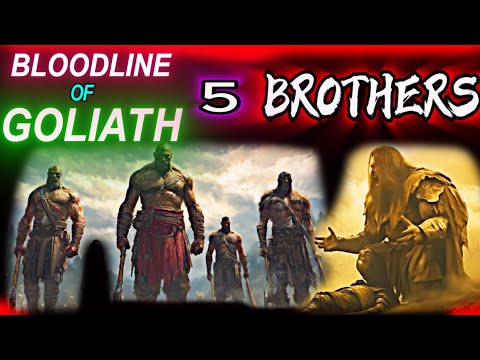 🔴The Bloodline of GOLIATH & His 5 BROTHERS | The Giants That Terrorized ...
