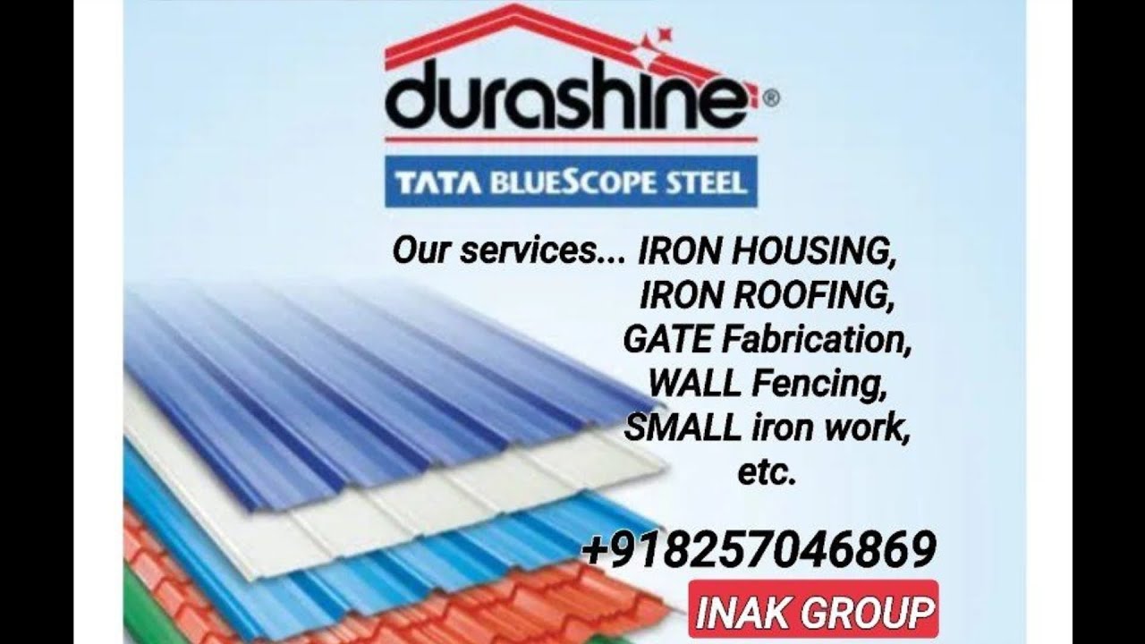 Material TATA TIN SHEET DURASHINE TATA BLUE SCOPE STEEL Material TATA TIN SHEET DURASHINE TATA BLUE SCOPE STEEL
