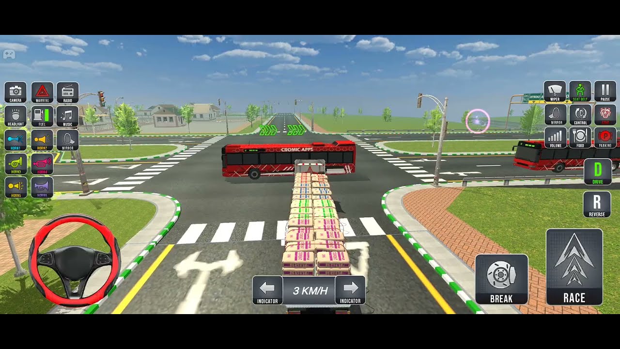 Truck transporting game | truck game video | parking video | 3d game ...
