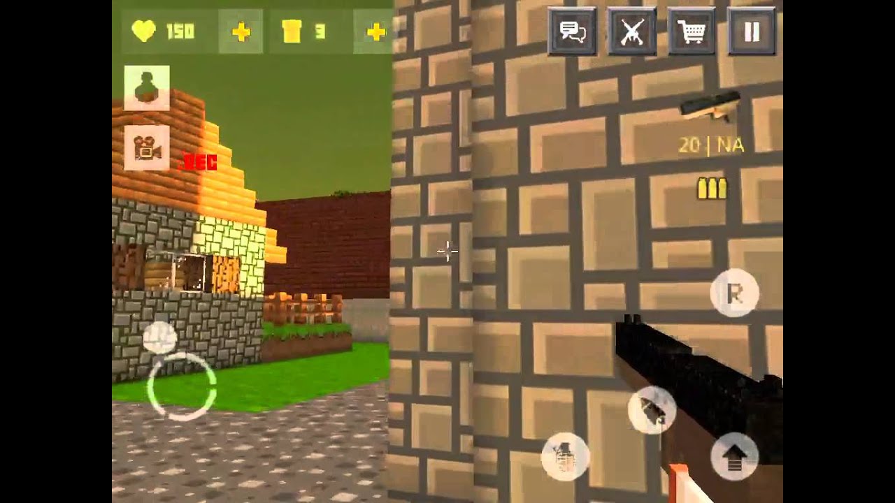 [Block Force - Pixel Style Gun Shooter Game] Blockhead ita 1 puntata ...