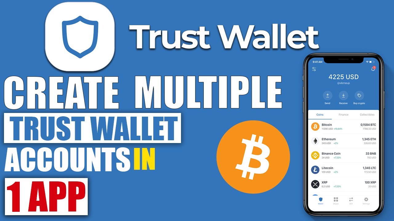 How to Create Trust Wallet Account | Add Multiple Accounts | - YouTube