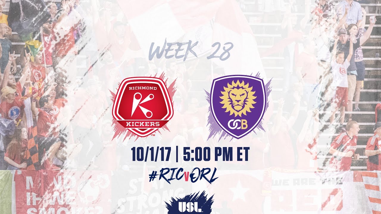 USL LIVE - Richmond Kickers vs Orlando City B 10/1/17 - YouTube