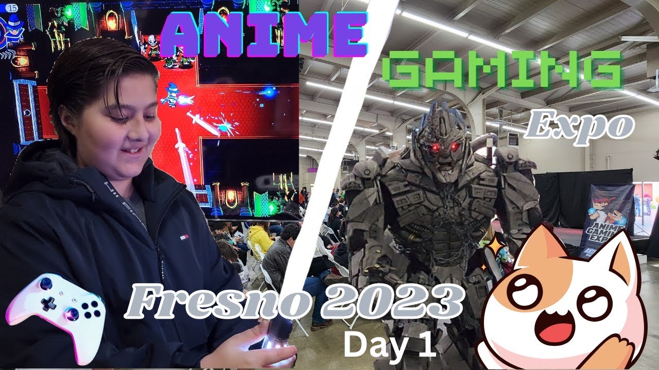 Anime Gaming Expo Fresno 2023 Day 1 - YouTube