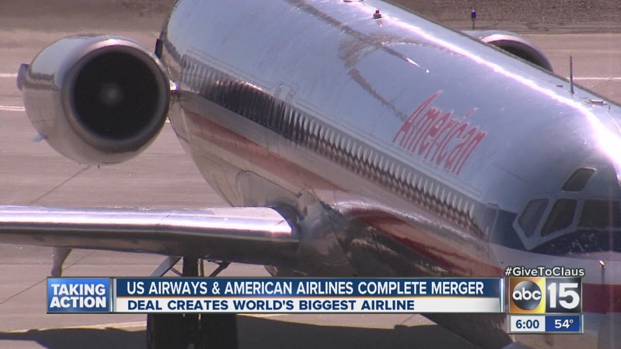 US Airways, American Airlines complete merger - YouTube