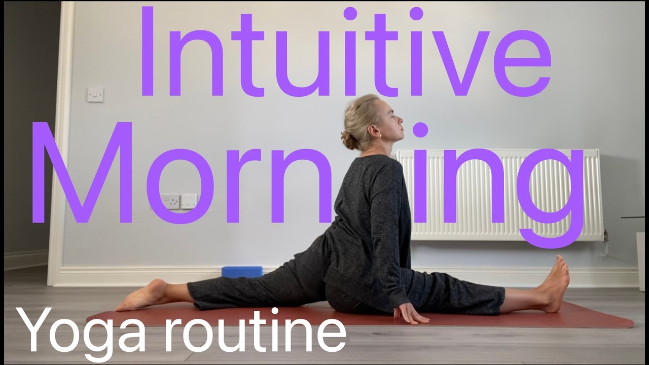 Lazy Morning Yoga Routine l Yoga at home I Time for yourself l 20 ...