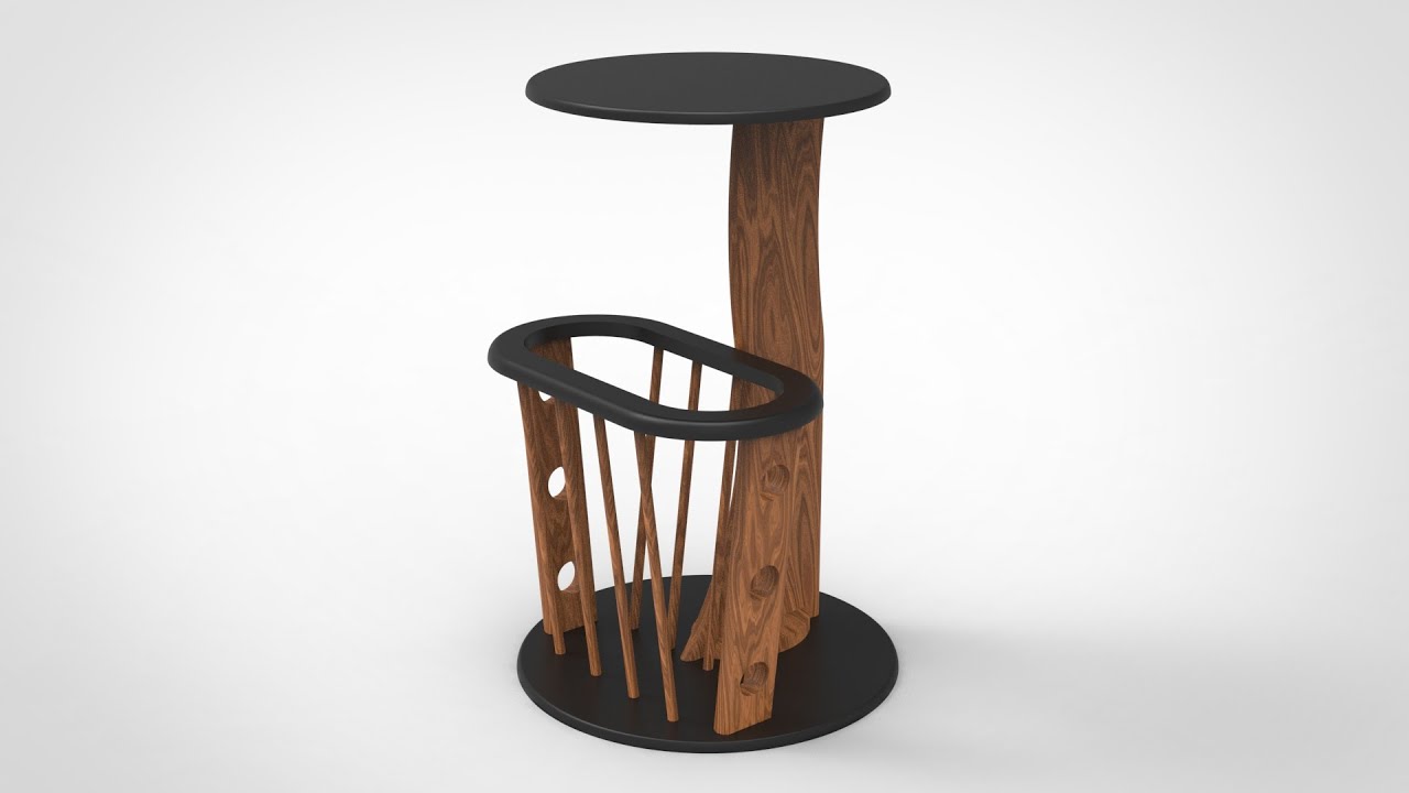 「DESIGN 290」 Book Wooden Racks | Solidworks tutorials - YouTube