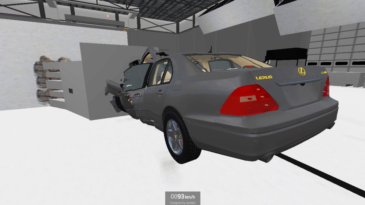 Lexus LS 460 crash test 2022🏎️ BeamNG.Drive🚌Car Crashing Android ...