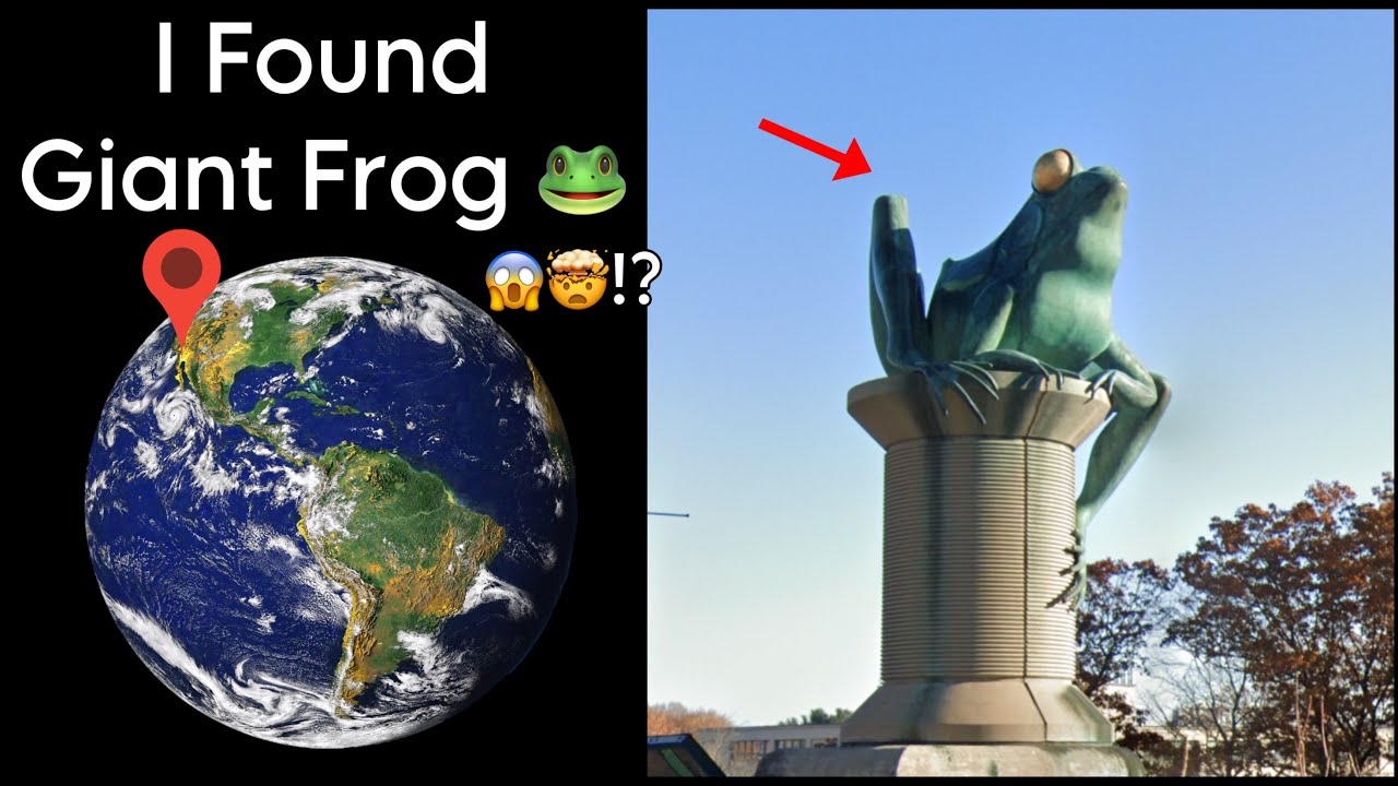 I Found Giant Frog 🐸 On Google Earth 😱 #googleearth - YouTube
