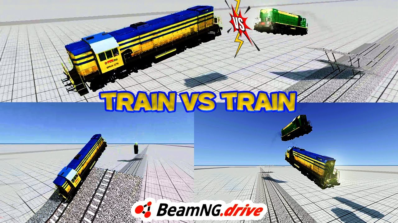 Realistic Train Slams | Train VS Train | @mrpoolgamingofficial | # ...