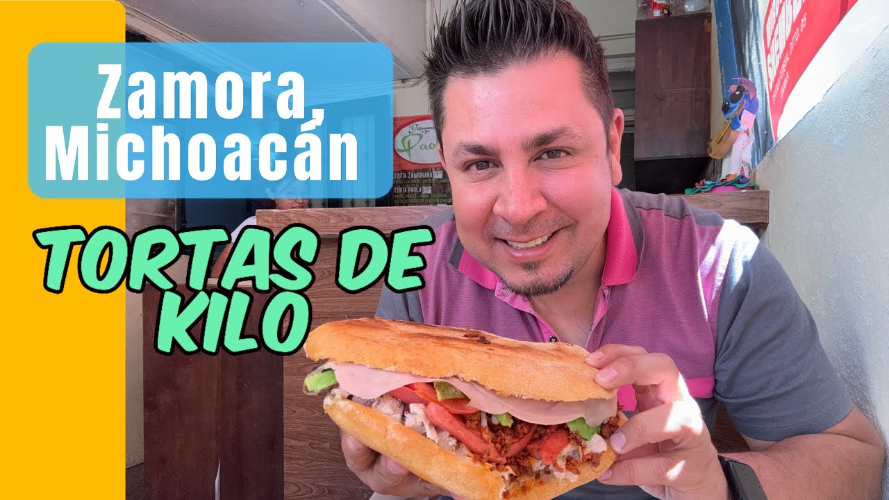 Invitados a conocer las TORTAS de Más de 1 KILO en Zamora Michoacán ...