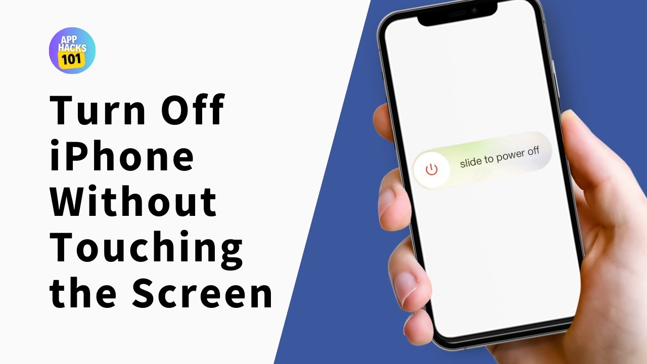 How to Turn Off iPhone Without Touching The Screen? - YouTube