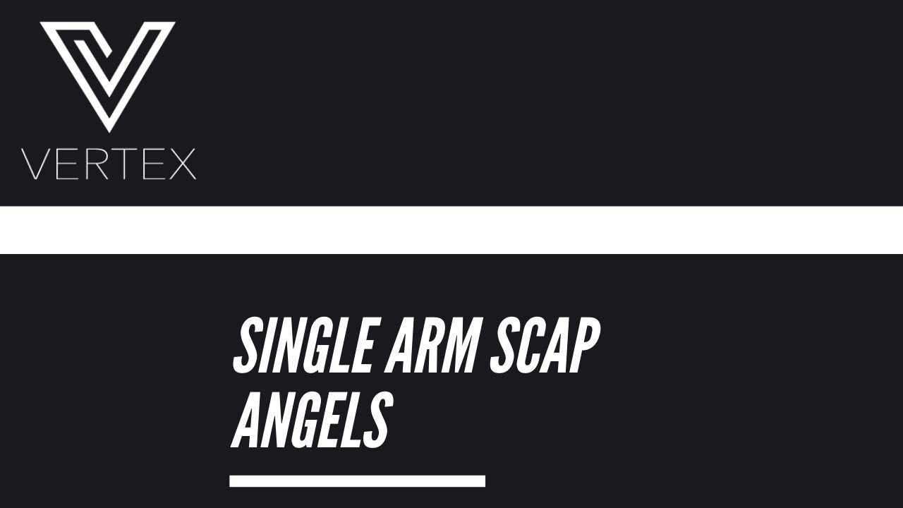 Single Arm Scap Angels - YouTube