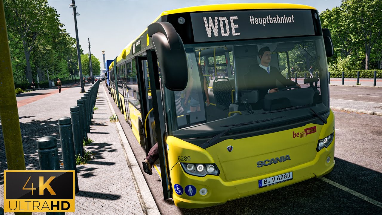 The Bus "4K" Scania Citywide 18M - Rainy Day | Thrustmaster T300RS ...