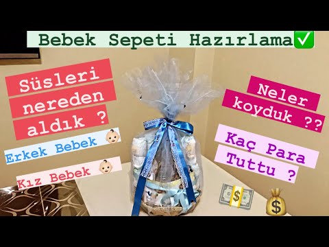 ✅Yeni Doğan Bebek Sepeti Nasıl Hazırlanır💯✅