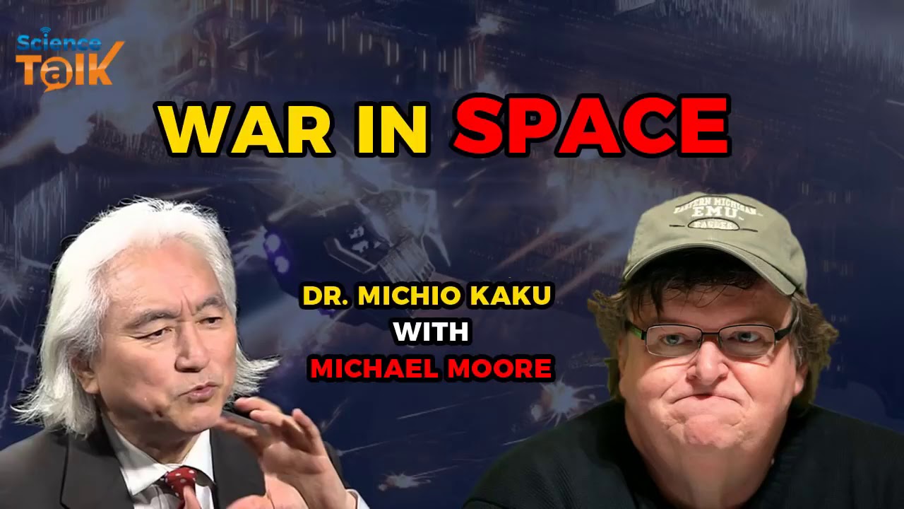 Dr Michio Kaku with Michael Moore War in Space Science talk - YouTube