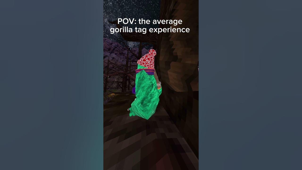 The Average Gorilla Tag Experience #gorillatag #gorillatagshorts #gtag #vr #relatable #funny ...