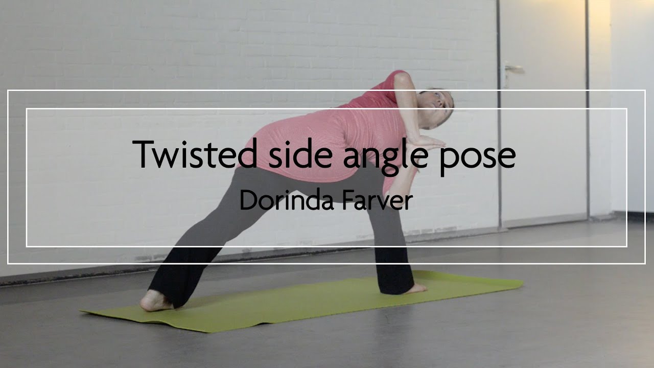 Twisted side angle pose - YouTube