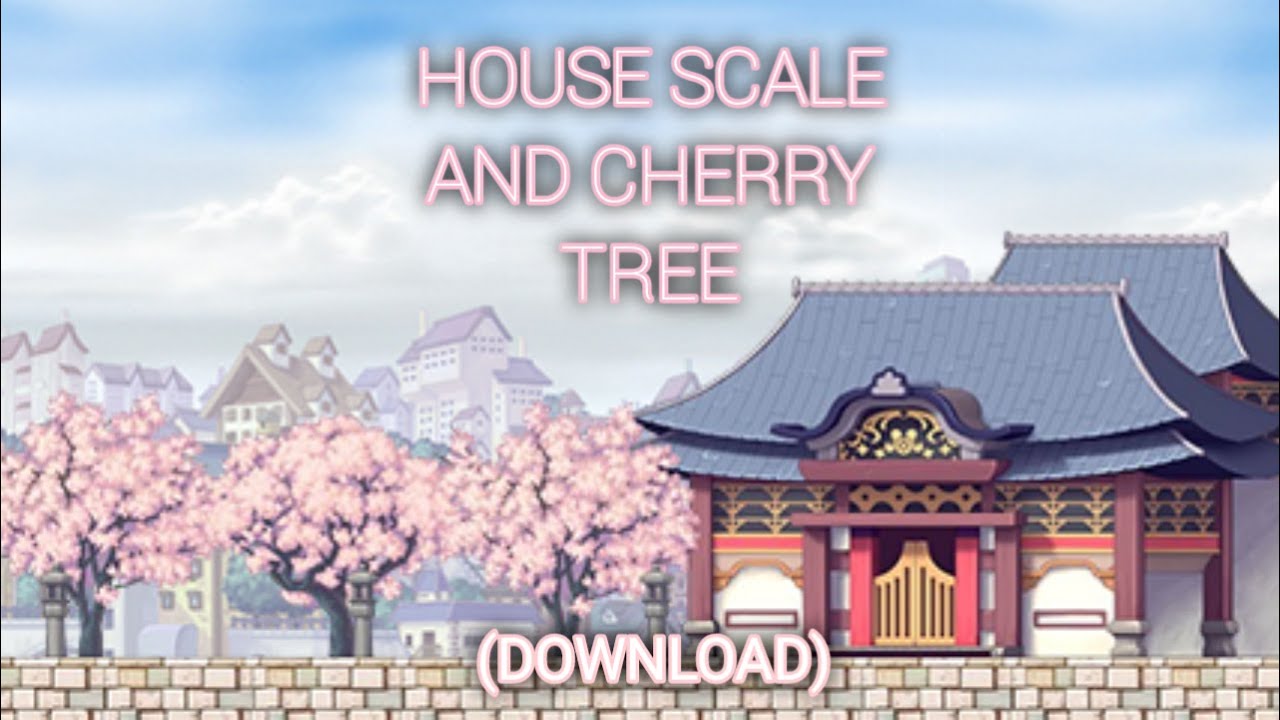 House Scale And Cherry Tree | Bleach VS Naruto 3.3 Map Download - YouTube