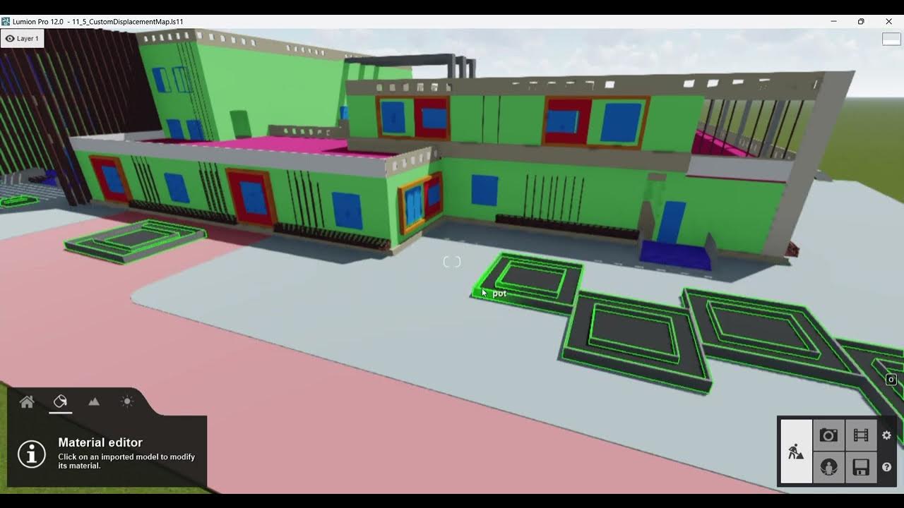 06 how to re import model from the 3d modeling tool to lumion (كيف تعدل فى السريدى مديل الى ...