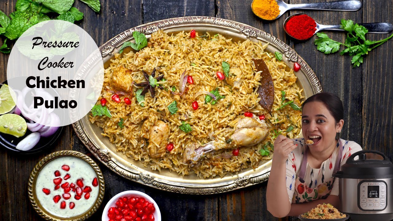 20 Minutes Pressure Cooker Chicken Pulao - YouTube