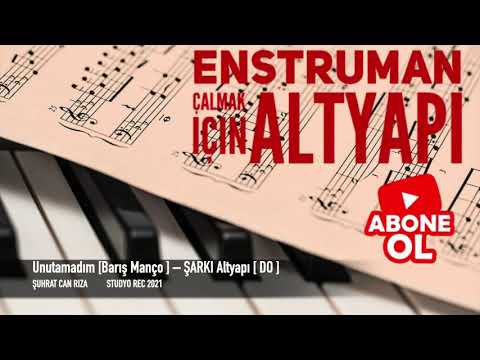 Unutamadım   [ Barış Manço ]   ŞARKI Altyapı [ DO ] Chord