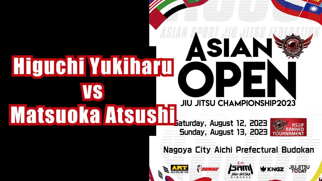 Asian Open 2023 - Higuchi Yukiharu (CB Impacto) vs Matsuoka Atsushi (NRCD Newaza Club) - YouTube