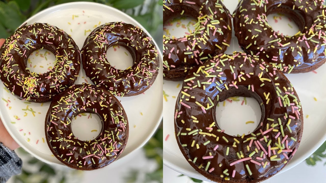 Fat, Sugar-Free Healthy Easy Donut Recipe - YouTube