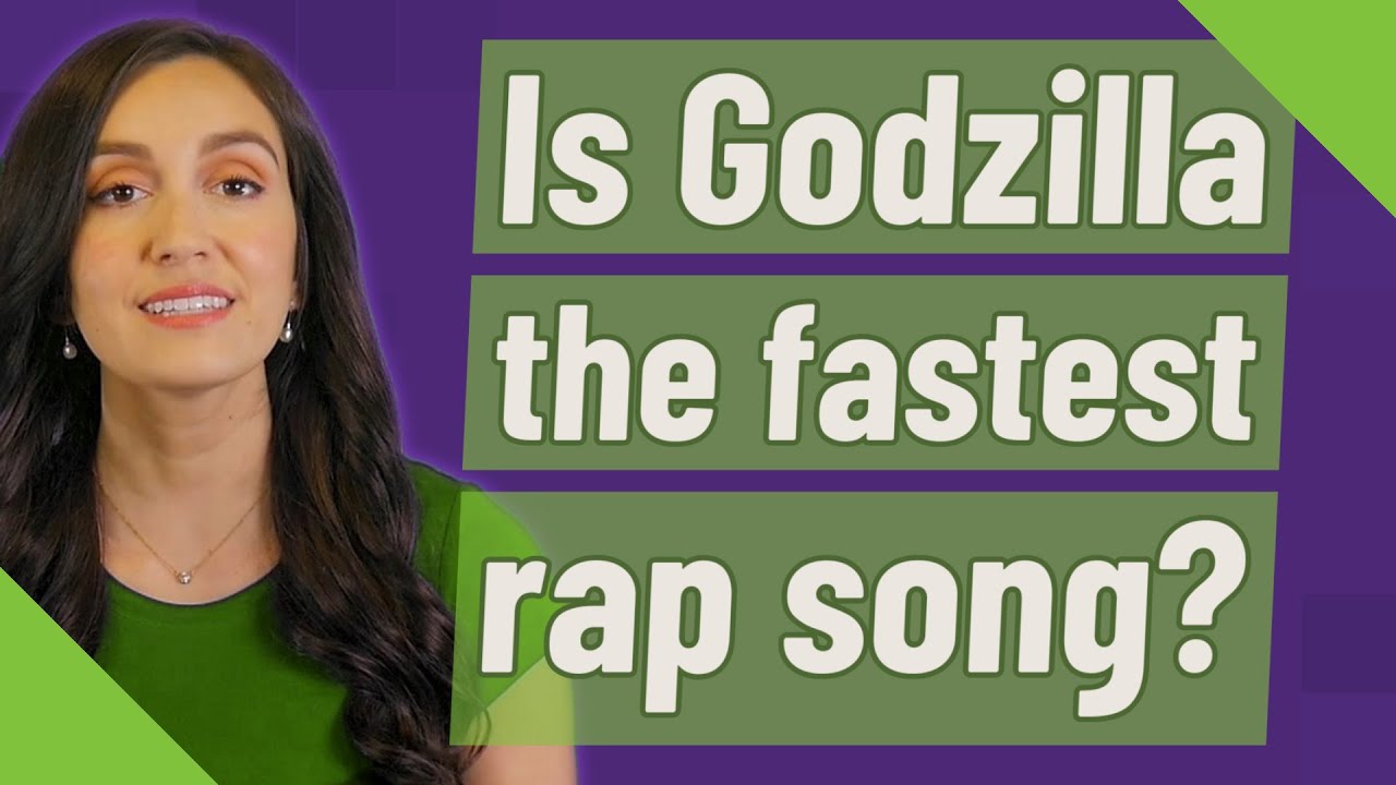 Is Godzilla the fastest rap song? - YouTube