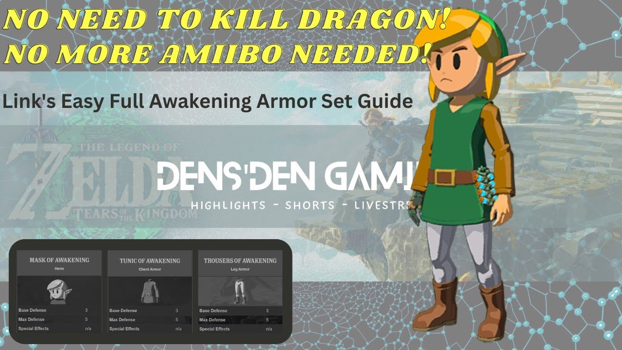 Zelda: Easy Full Awakening Armor Set Guide (No Amiibo, No Dragon ...