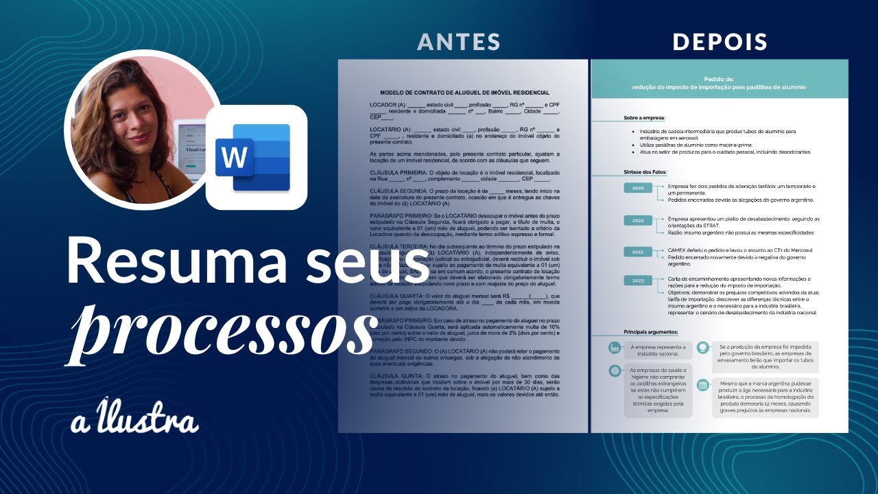 Tutorial de Visual Law no Word: Resumo One-Page - YouTube