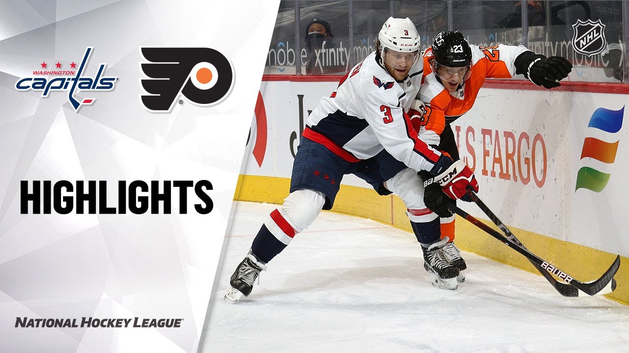 Capitals @ Flyers 3/7/21 | NHL Highlights - YouTube