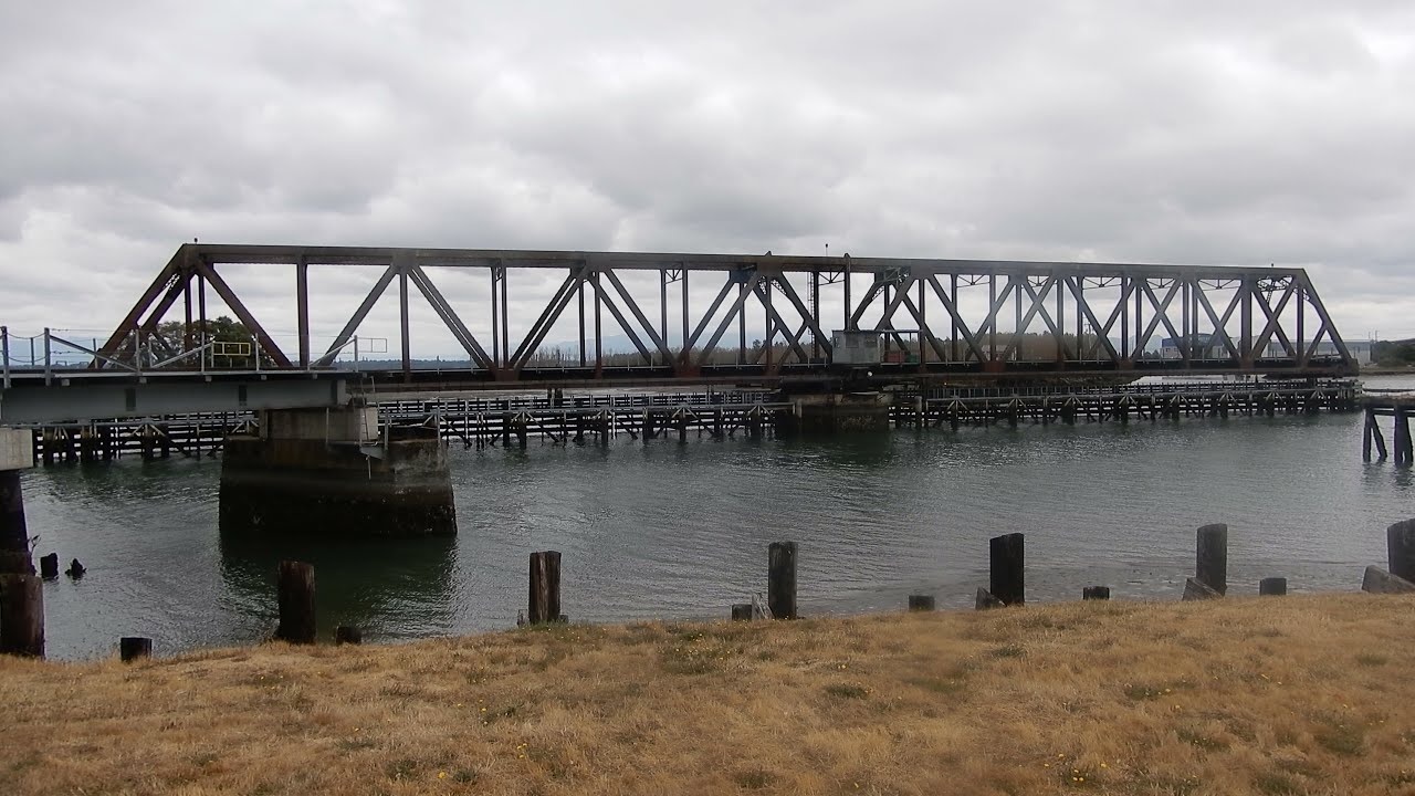 Train Swing Rotating Bridge Anacortes La Conner Washington State ...