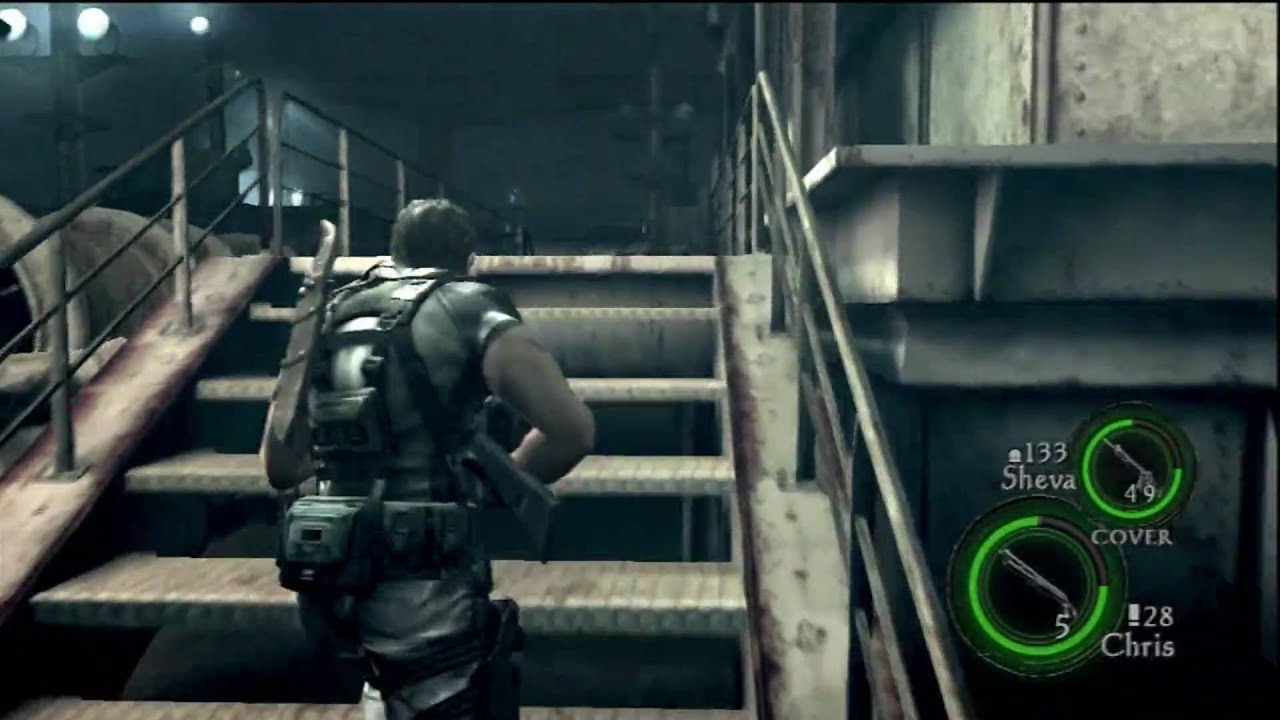 Resident Evil 5 HD Chapter 6-1 (Start) Ship Deck Infiltration P45 - YouTube