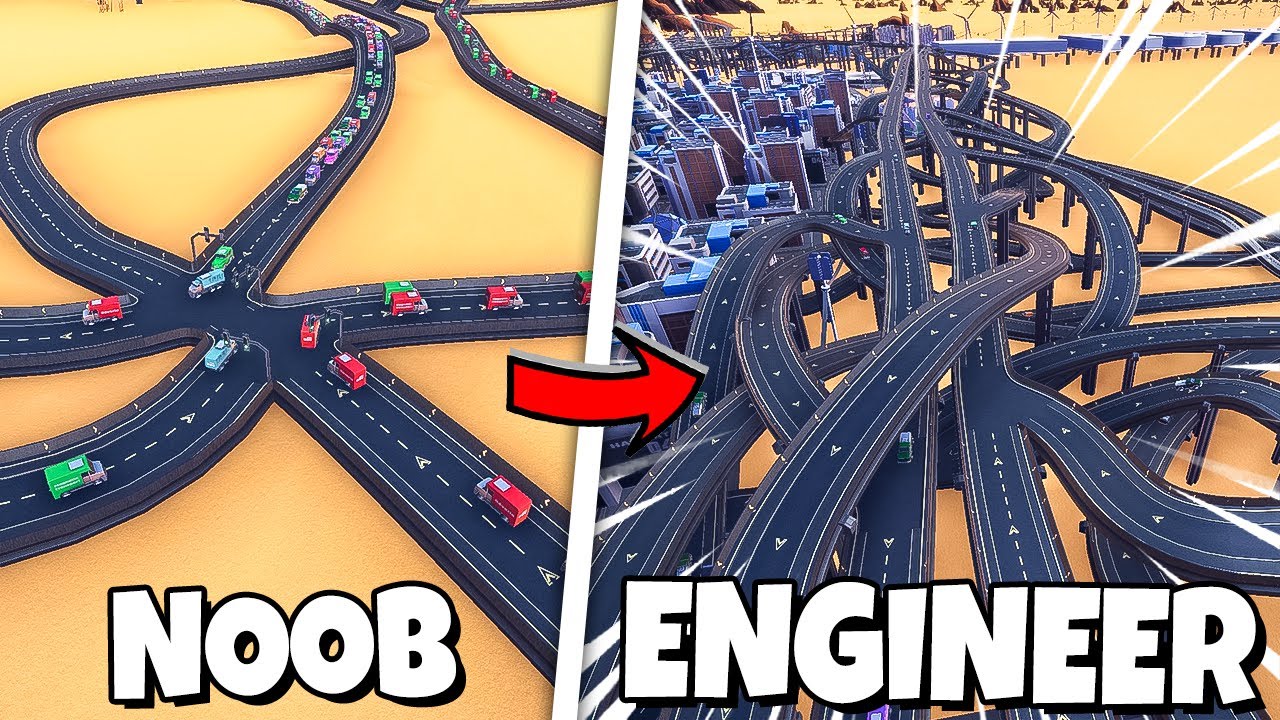 When spaghetti is the optimal highway layout... InfraSpace! - YouTube