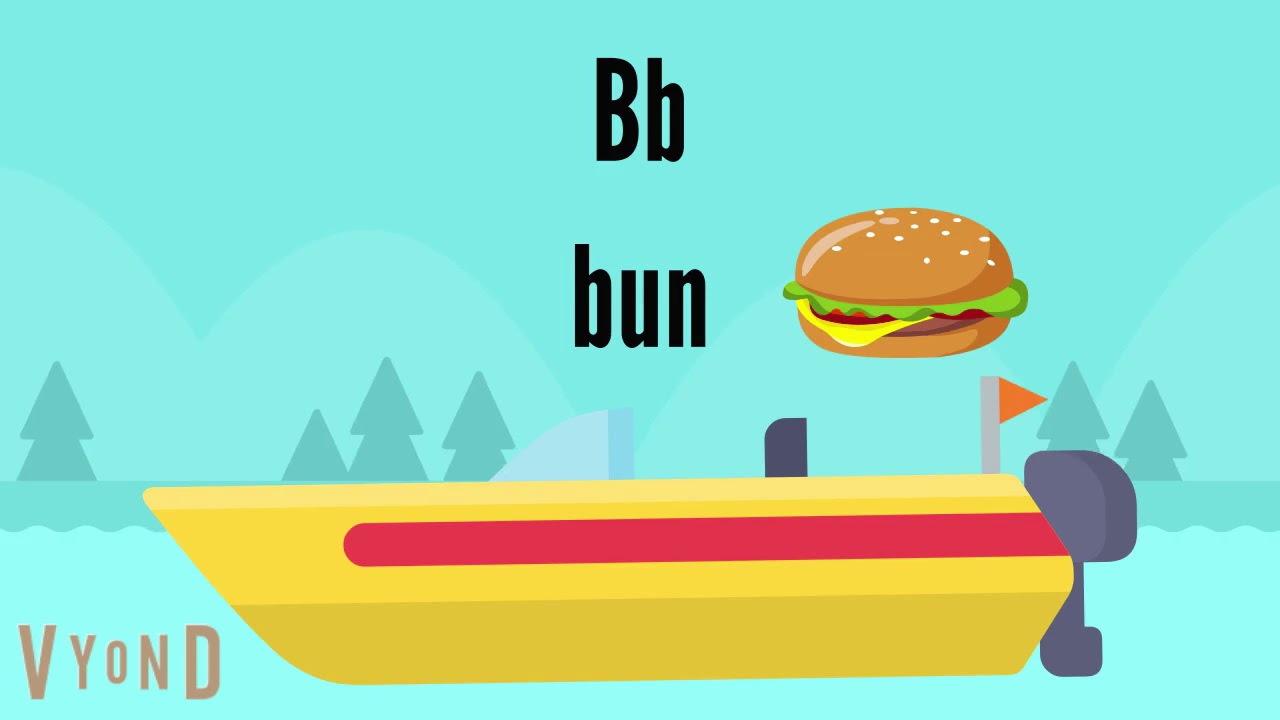 Simple 3 letter CVC words starting with B! For early readers - YouTube