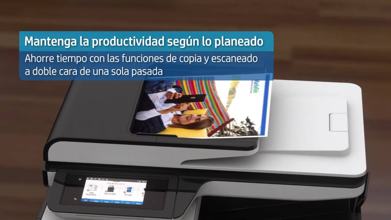 HP PageWide Pro MFP 477dw - YouTube