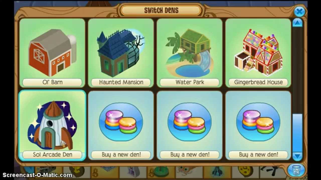 Animal Jam Sol Arcade Den Tour! - YouTube