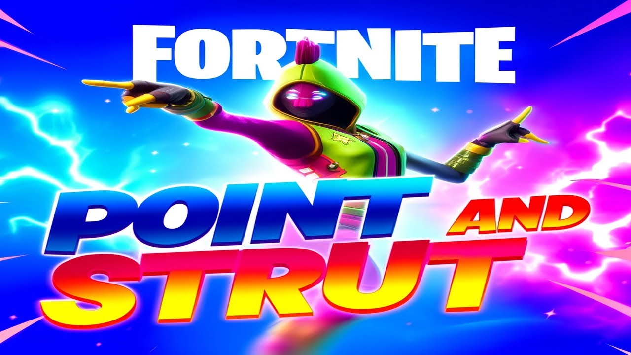 Point and strut emote Fortnite - YouTube
