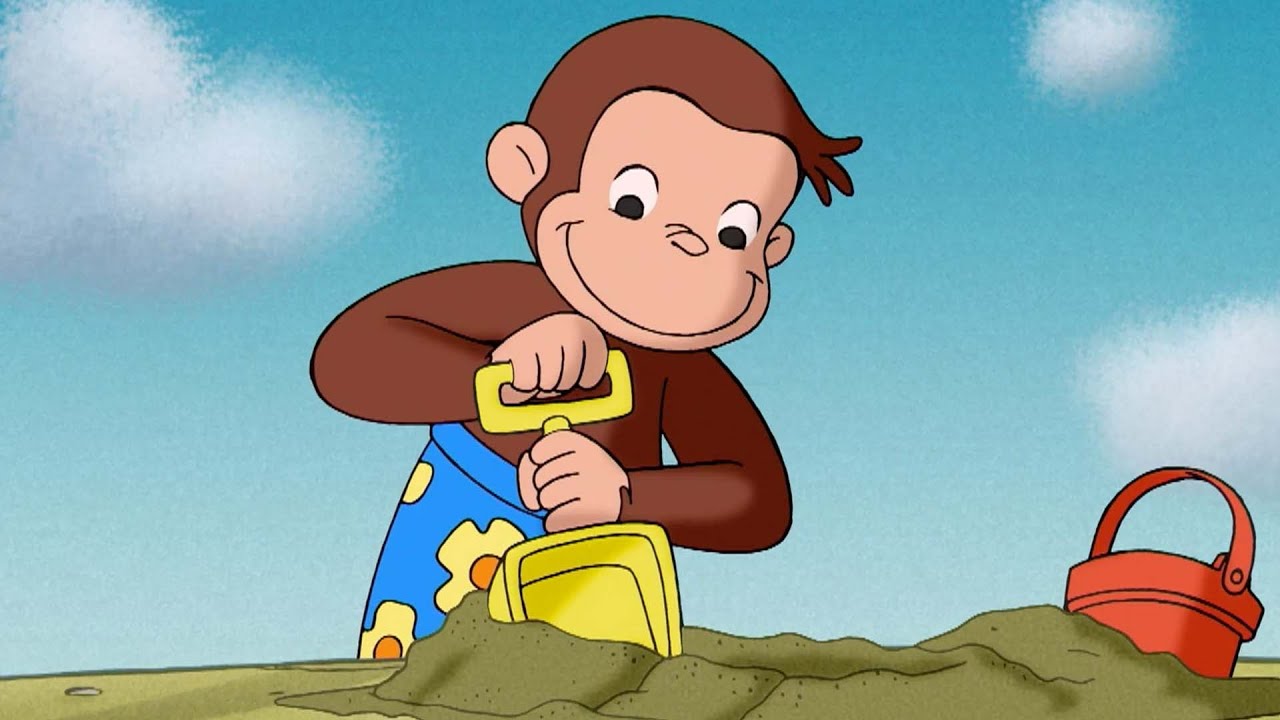 Curioso Come George 🐵 George va in spiaggia 🐵Cartoni per Bambini - YouTube