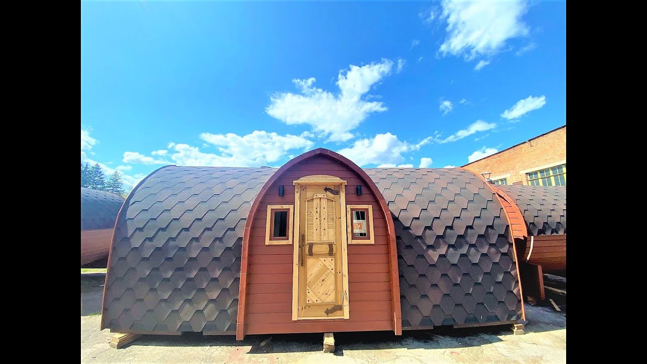 Сауна Викинг Viking Style Outdoor POD Sauna Igloo - YouTube