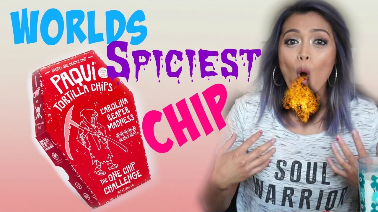 One Chip Challenge (Worlds Spiciest Chip) - YouTube