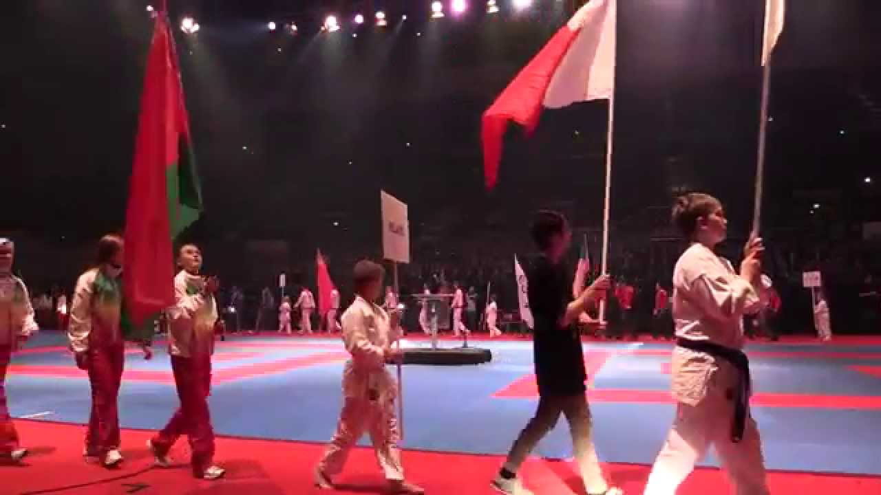 Opening ceremony of the 2014 World Karate Championships | WORLD KARATE ...