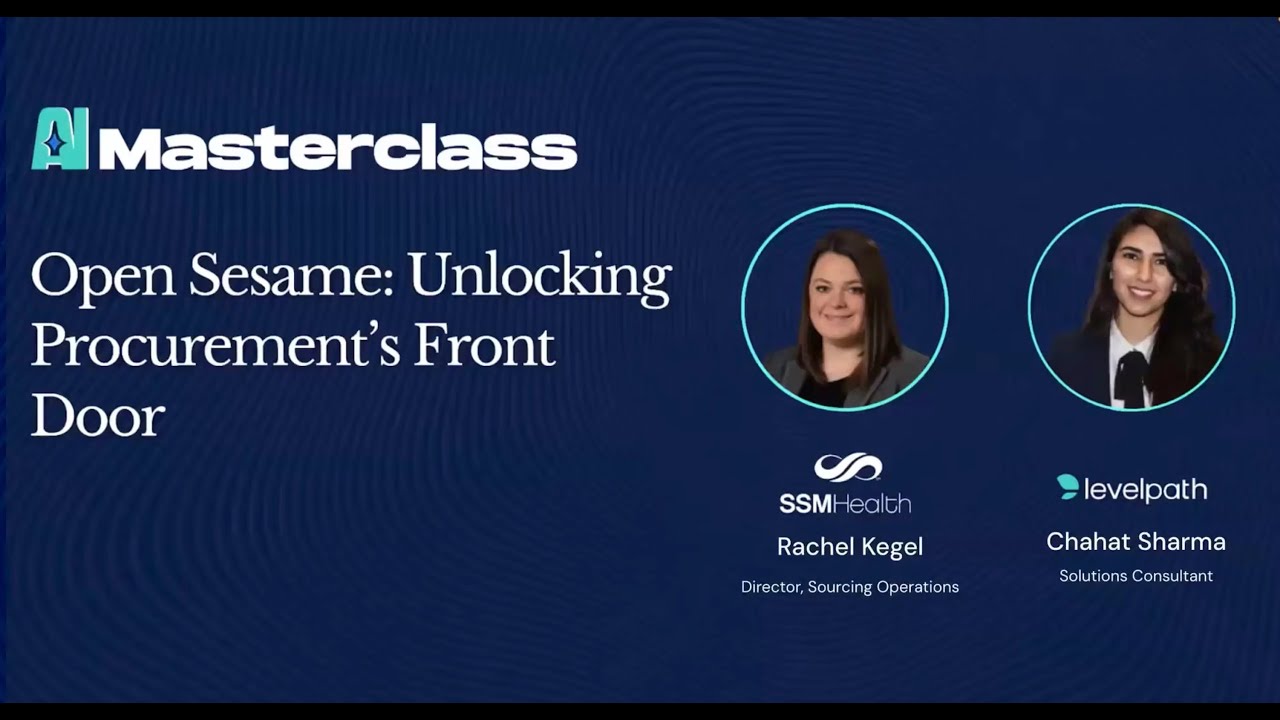 AI Masterclass: Unlocking Procurement’s Front Door - YouTube