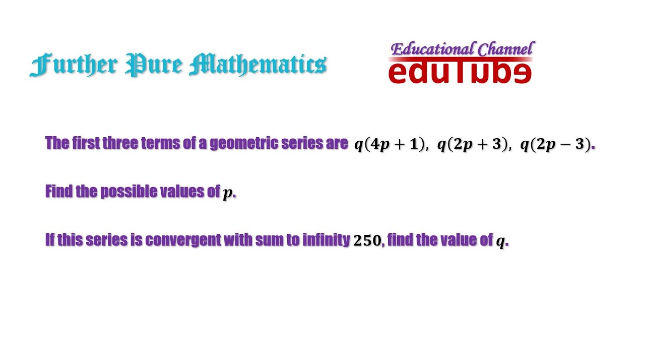 iGCSE Exam preparation (Further Pure Mathematics) - YouTube