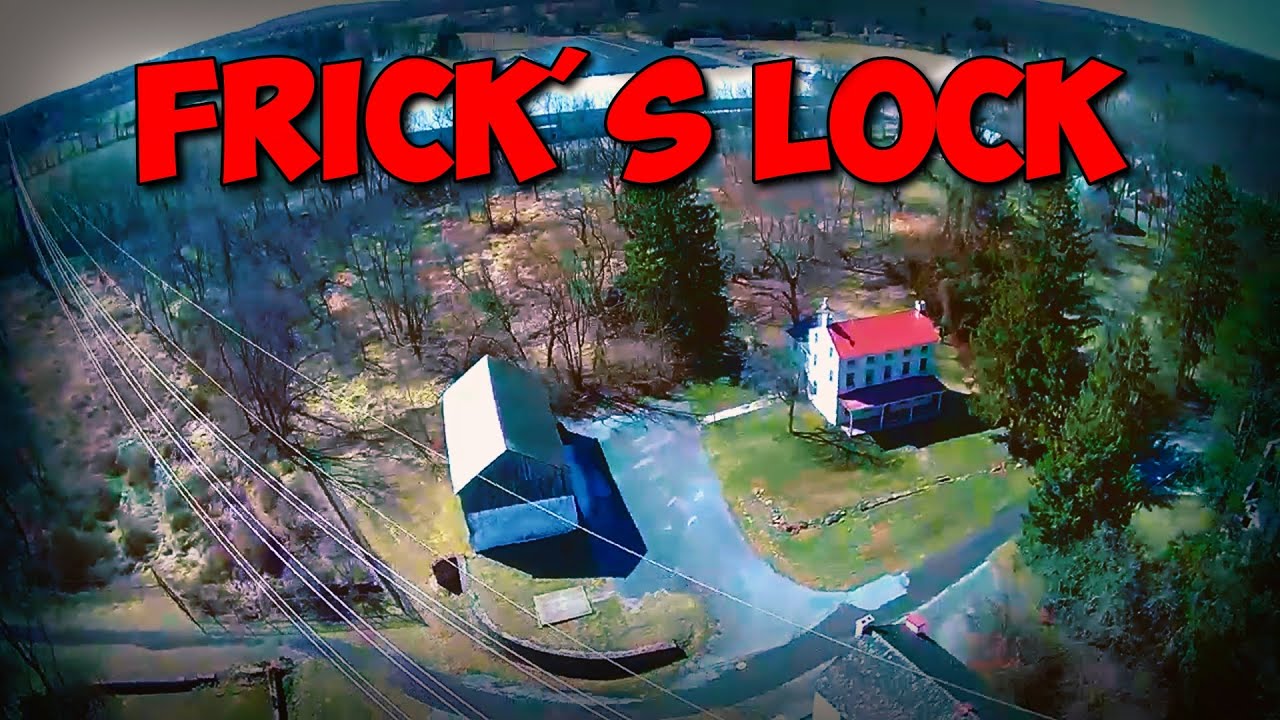 Flying a Drone over Frick's Lock in Pennsylvania (Abandoned Village ...