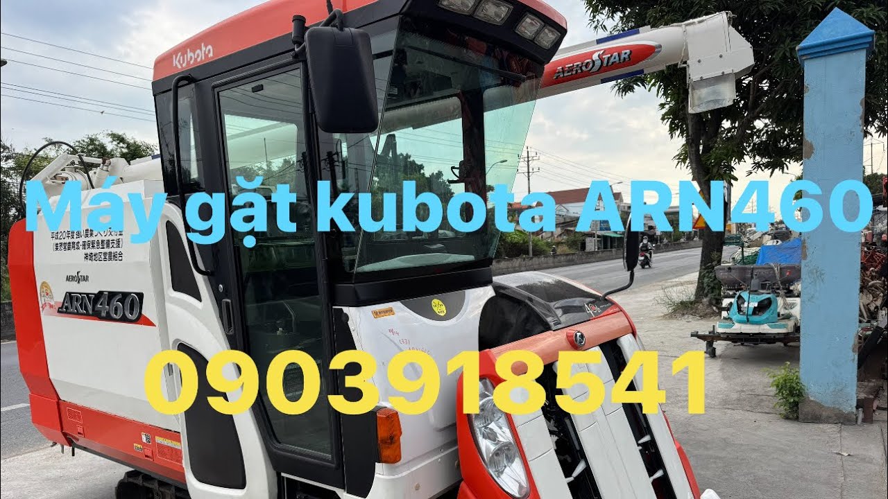 Máy gặt đời mới kubota ARN 460 ( Cabin máy lạnh ) - YouTube