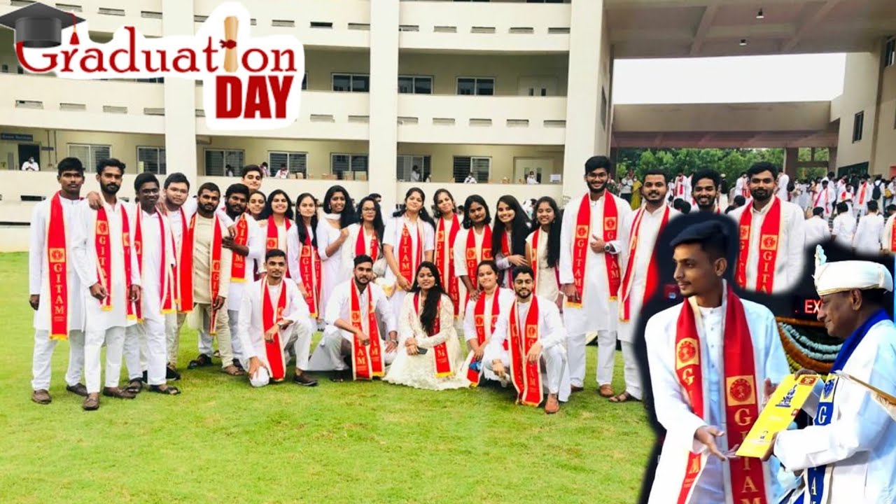 Last Day of My Graduation☹️! Gitam Hyderabad 12th convocation.. - YouTube