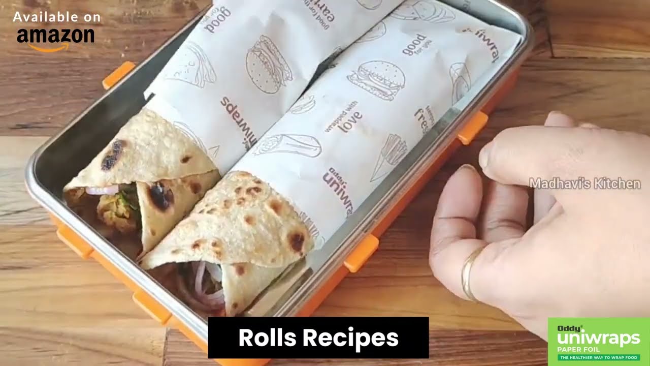 Oddy Uniwraps Food Wrapping Paper | Reheatable & Microwave Safe | Small ...