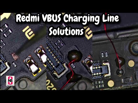 Redmi VBUS line Charging problem jumper solution "ANBU MOBILES " - YouTube