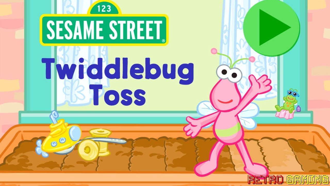 Twiddlebug Toss Sesame Street Retro Gaming - YouTube